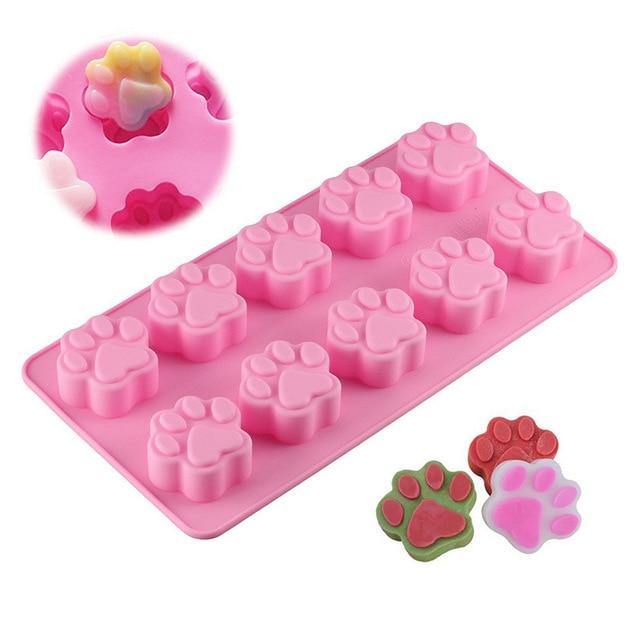 Silicone Dog Paw and Bone Ice Tray – Petliv